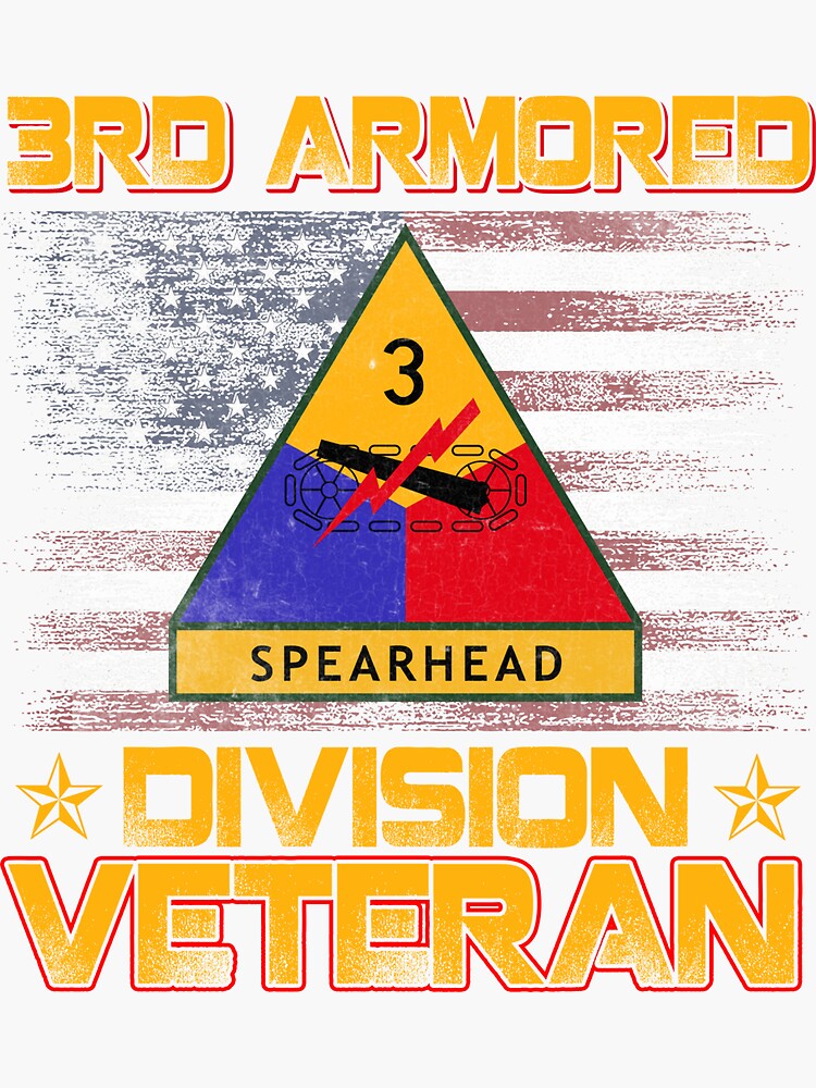 "3rd Armored Division Veteran " Sticker for Sale by DosuIsora | Redbubble