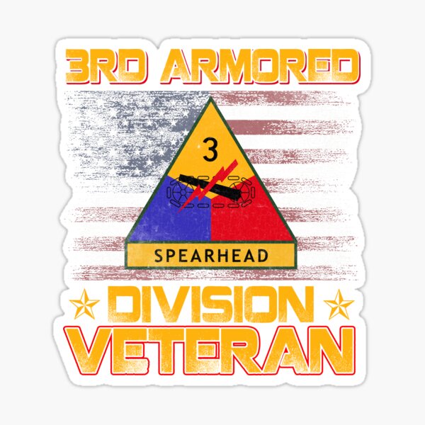 "3rd Armored Division Veteran " Sticker for Sale by DosuIsora | Redbubble