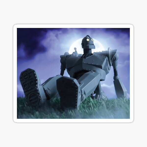 "The Iron Giant" Sticker for Sale by GeneralAladeen | Redbubble