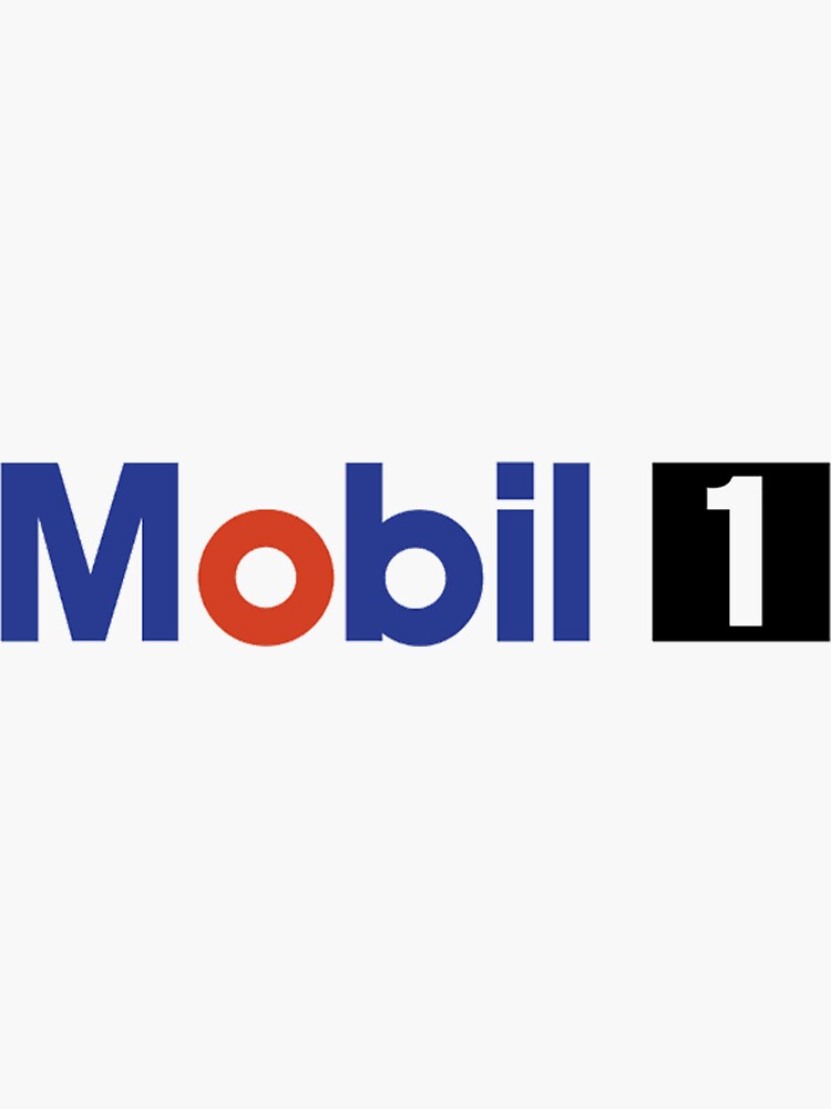 "best of mobil 1 logo" Sticker for Sale by sarahbule | Redbubble