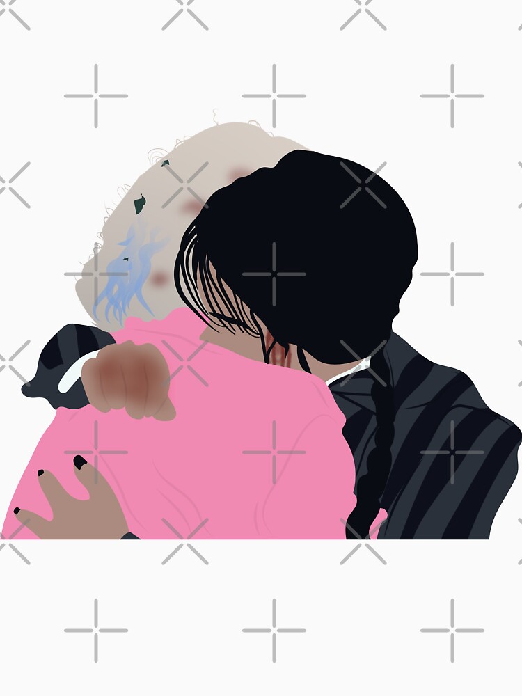 "wednesday and enid hugging" T-shirt for Sale by Pinu92 | Redbubble ...