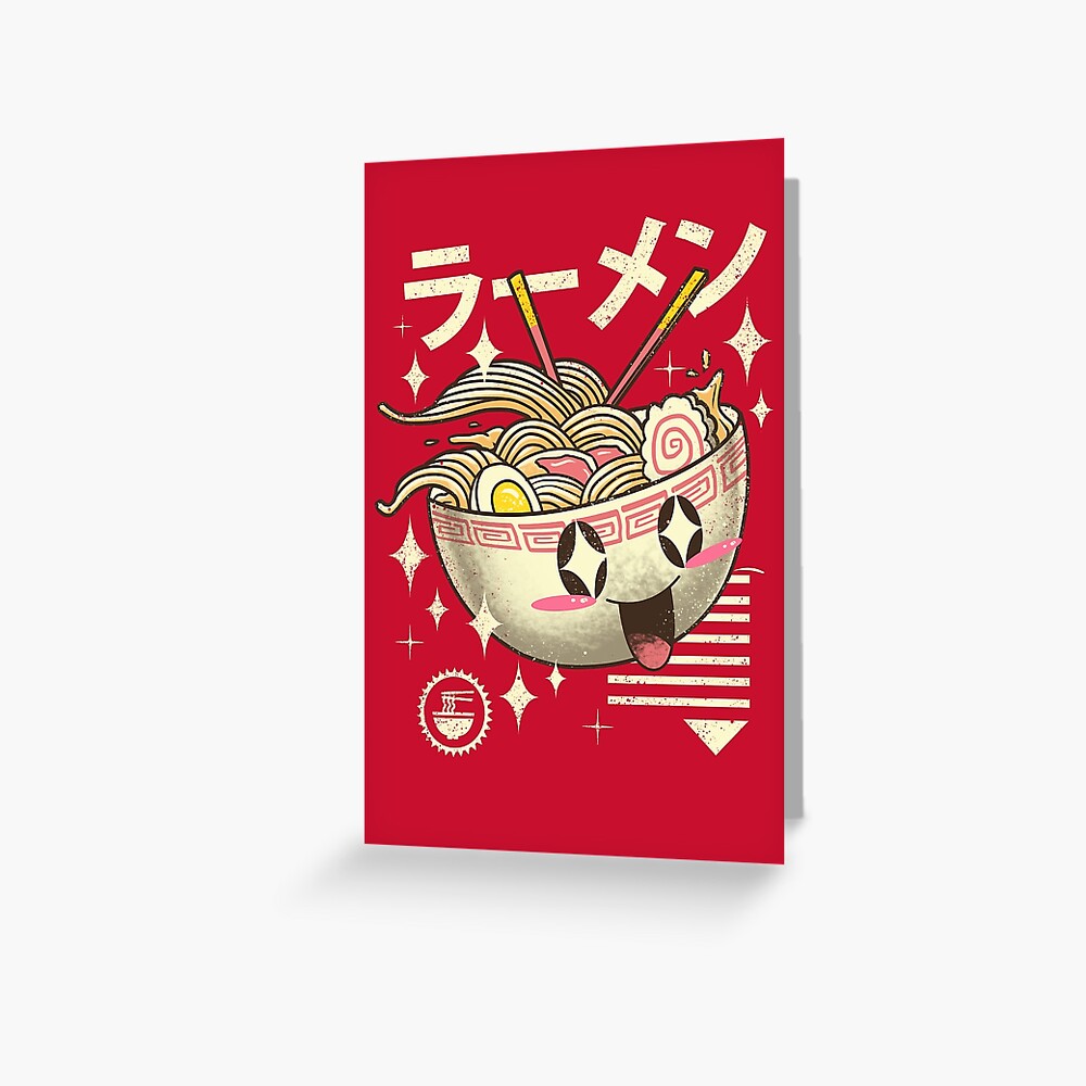 "Kawaii Ramen" Greeting Card for Sale by vincenttrinidad | Redbubble