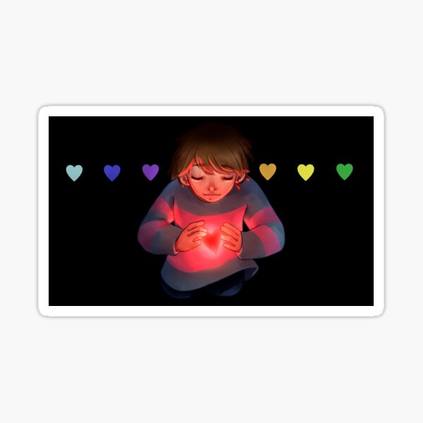 "Undertale Frisk" Sticker by Riine | Redbubble
