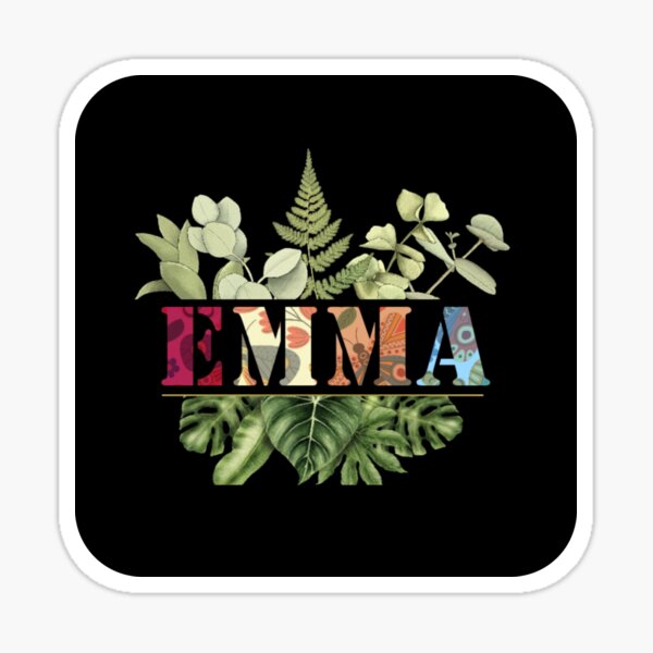 "Emma Name" Sticker for Sale by Girl-Names-101 | Redbubble