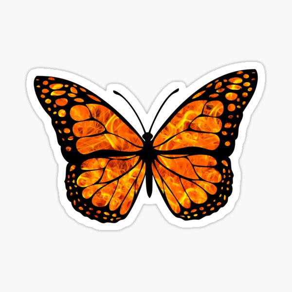 "Phoenix butterfly " Sticker for Sale by RoseyWarship | Redbubble