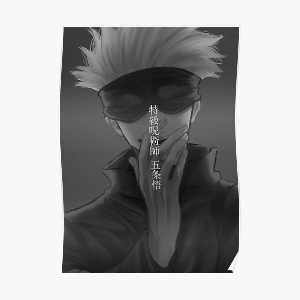"Saturo Gojo" Poster for Sale by poliitanoo | Redbubble