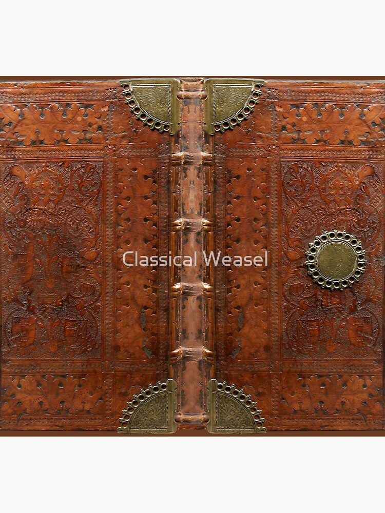 "Ancient leather & brass book cover, Nuremberg 1477" iPhone Wallet by ...