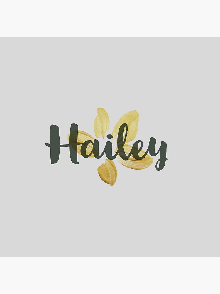 "Hailey. " Sticker for Sale by Augustine98 | Redbubble