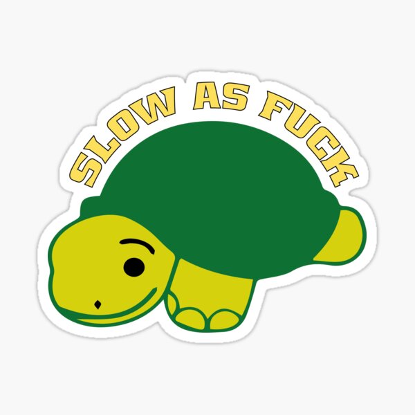 "Slow as fuck classic slow car decal" Sticker for Sale by AwsomeLab ...