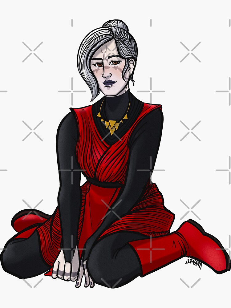 Nightsister Merrin Sticker For Sale By Senaar Redbubble