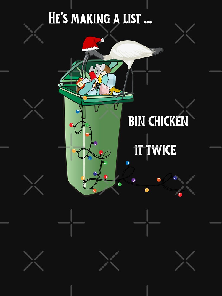 "(Cardart) Bin chicken Christmas " Classic T-Shirt for Sale by ...