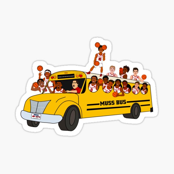 "Muss Bus" Sticker for Sale by printifans | Redbubble
