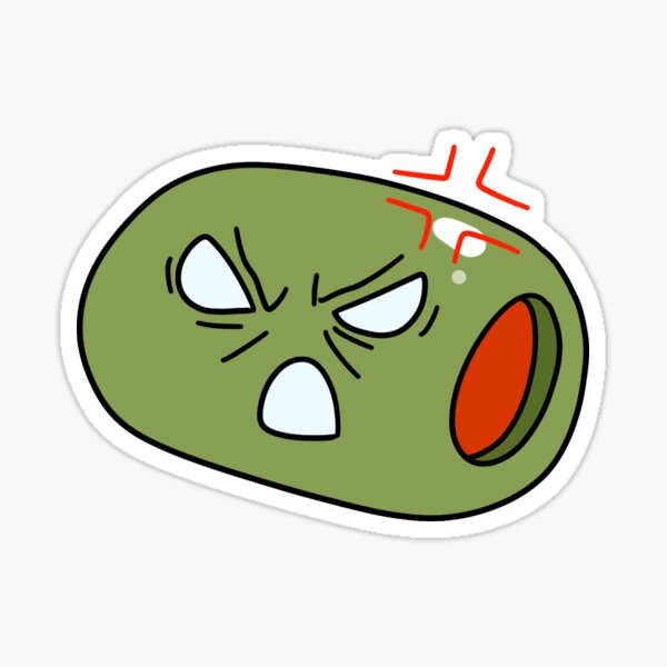"Angry Olive" Sticker by SaradaBoru | Redbubble