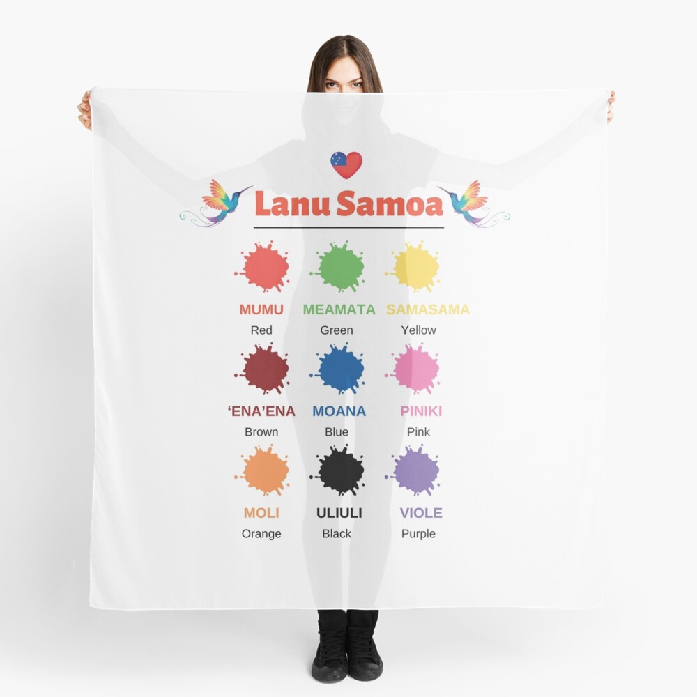 " Samoan Colors Wall Art, Samoan Culture and Samoan Language" Journal ...