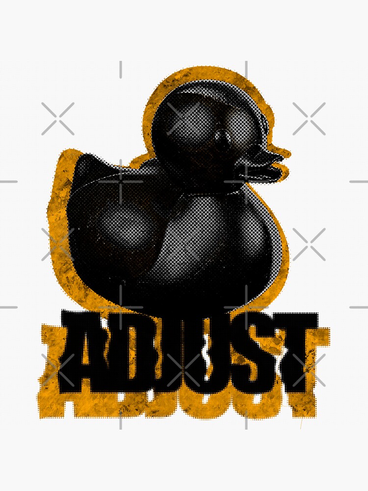 "Bitmap duck" Sticker for Sale by PoshGIT | Redbubble