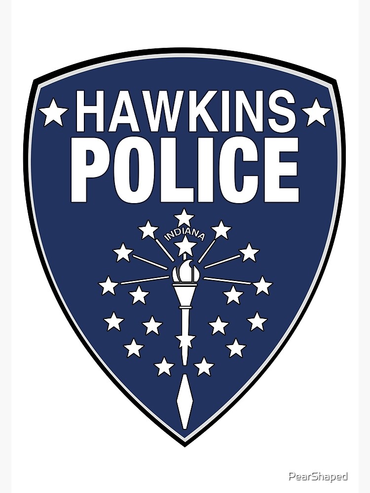 "Stranger Things - Hawkins Police Department" Framed Art Print for Sale ...