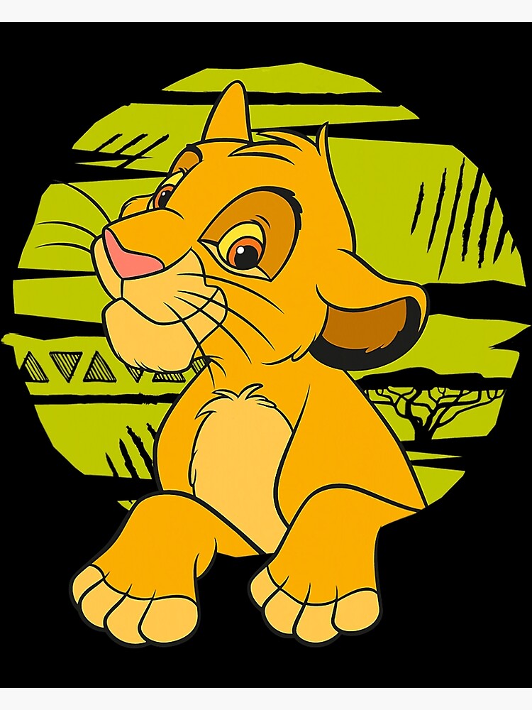 "The Lion King Young Simba Paws" Poster for Sale by petree75ok | Redbubble