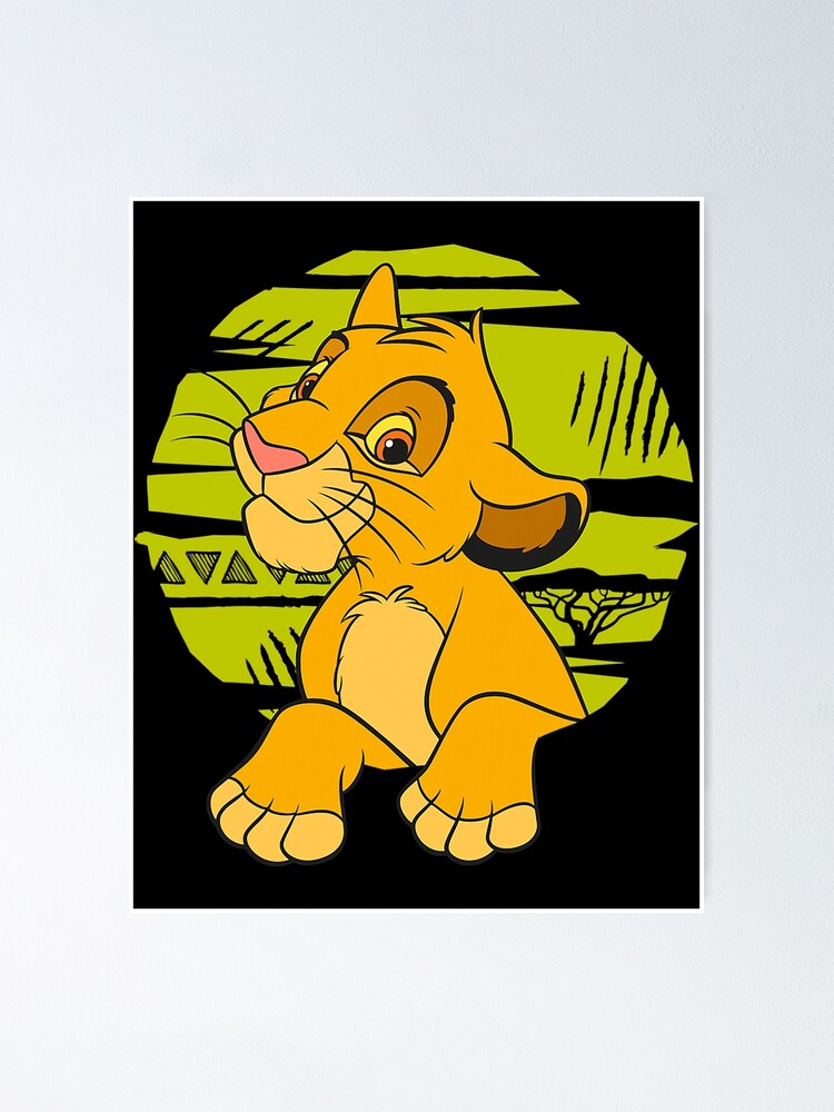 "The Lion King Young Simba Paws" Poster for Sale by petree75ok | Redbubble