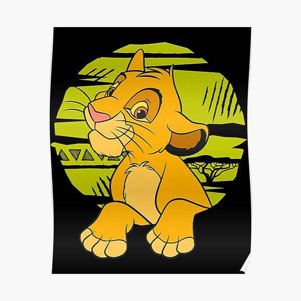 "The Lion King Young Simba Paws" Poster for Sale by petree75ok | Redbubble