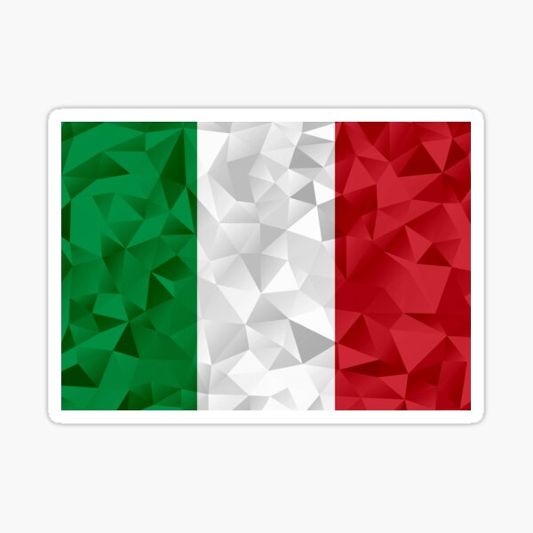 "Italy Flag - Diamond Pattern" Sticker for Sale by nifroart2022 | Redbubble