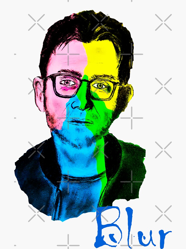 "BLUR" Sticker for Sale by FULLERFACTORY | Redbubble