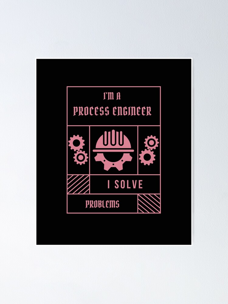 "Process Engineers, funny gifts for proces engineers engineers" Poster ...