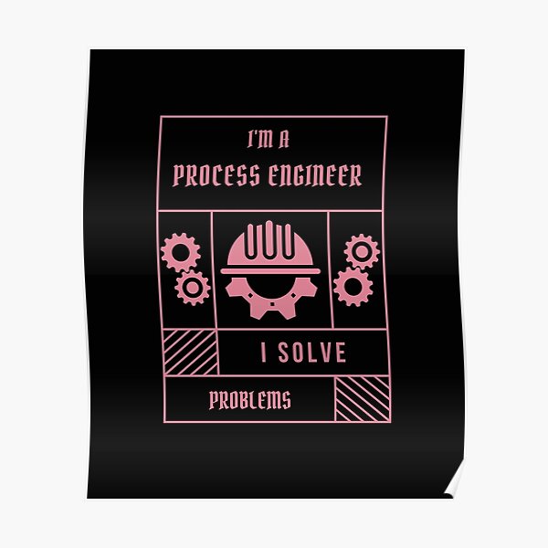 "Process Engineers, funny gifts for proces engineers engineers" Poster ...