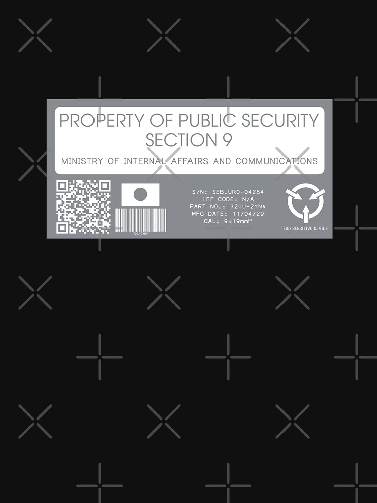 "Property of Section 9 GITS" Essential T-Shirt for Sale by orinemaster ...