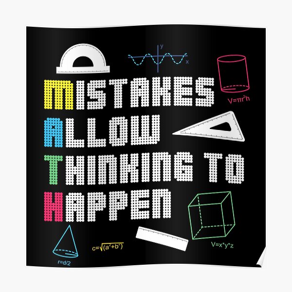 "MATHS MATH: MISTAKES ALLOW THINKING TO HAPPEN POISON - FUNNY MATHS ...