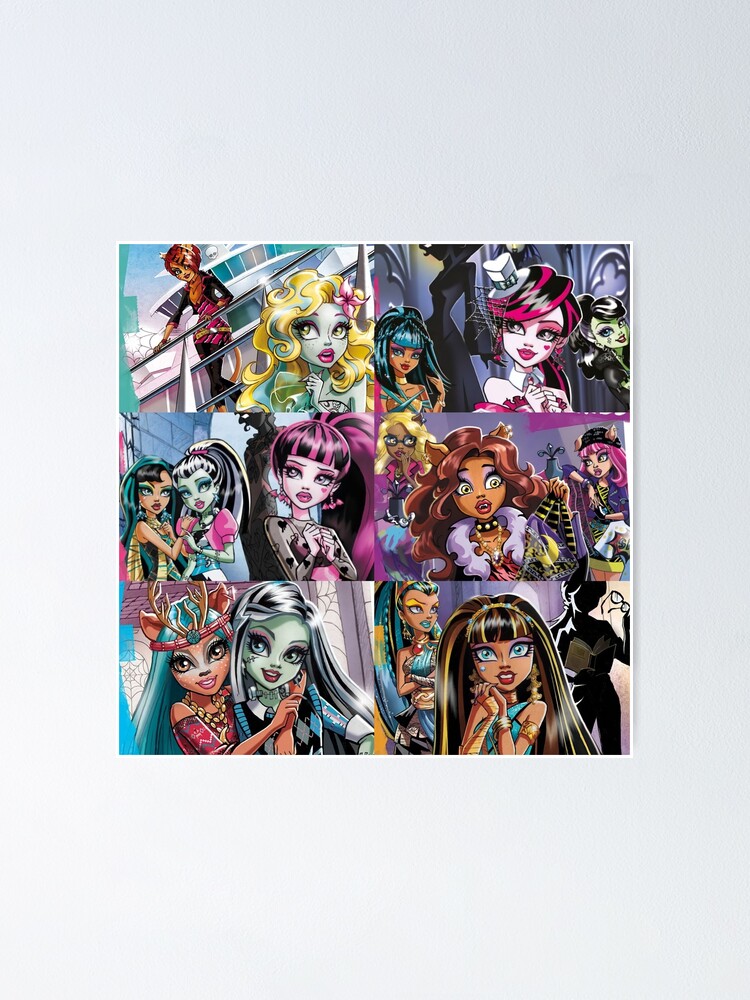"MONSTER HIGH COMICS" Posterundefined by ARTRAVESHOP | Redbubble