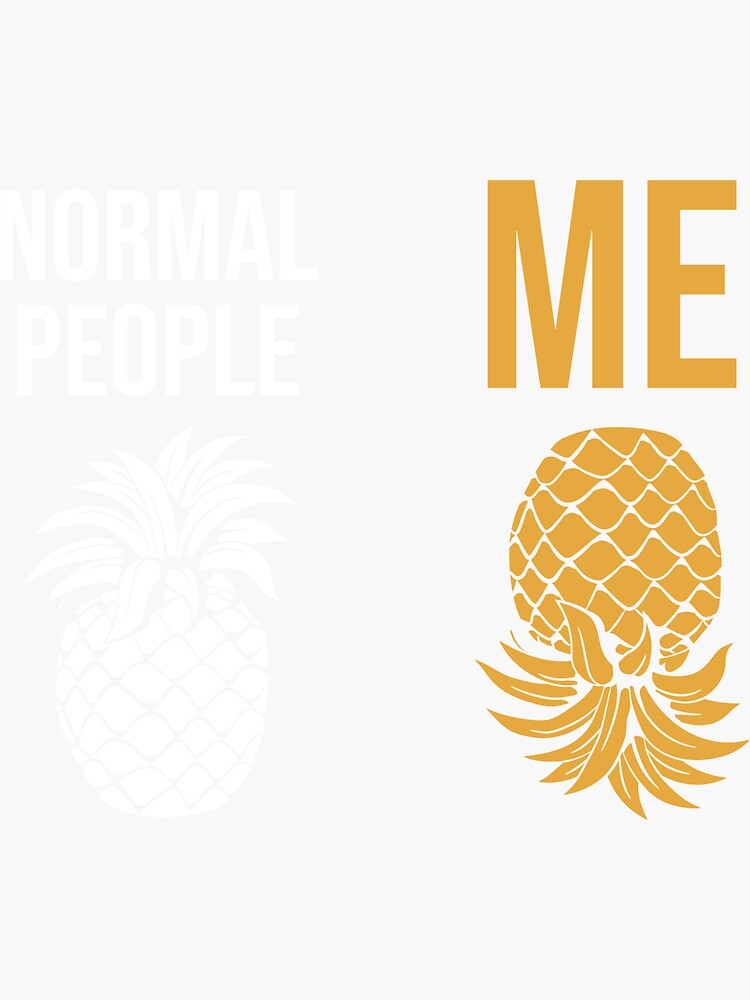 Upside Down Pineapple Bdsm Swinger Lifestyle Hotwife Sticker For Sale
