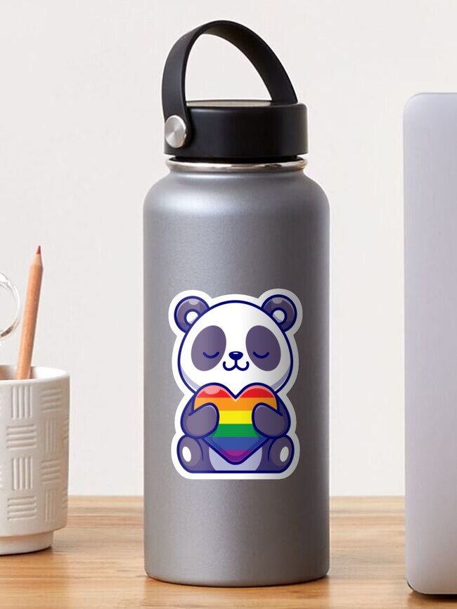 Pegatina for Sale con la obra «Panda Kawaii LGBTQ Bear Hug Distribuidor ...