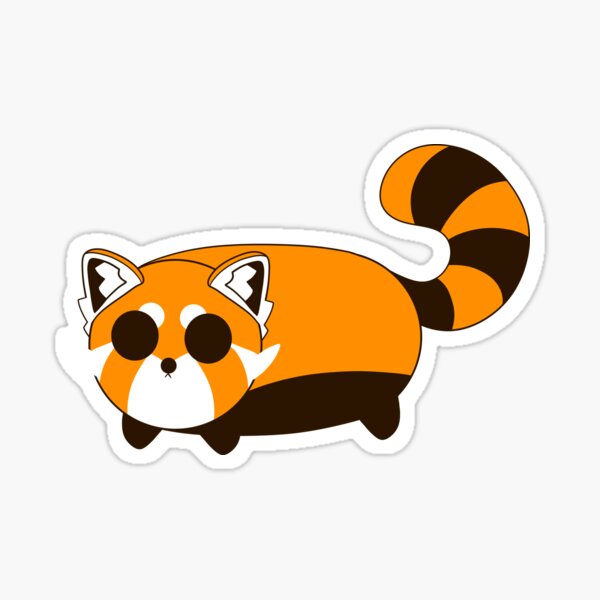 "red panda" Sticker for Sale by XPLUSHMONSTERX | Redbubble