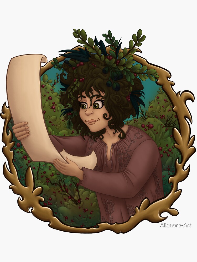 "hobbit" Sticker for Sale by Alienore-Art | Redbubble