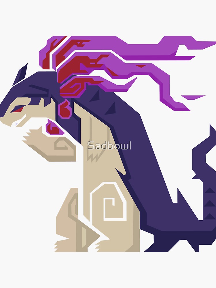 "Monster Hunter Icon Style" Sticker for Sale by Sadbowl | Redbubble