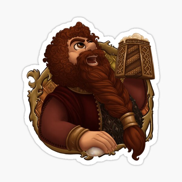 "Durin" Sticker for Sale by Alienore-Art | Redbubble
