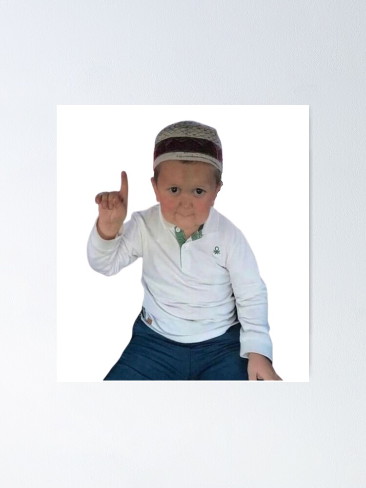 "Hasbulla Number One" Poster for Sale by AyoubFt | Redbubble