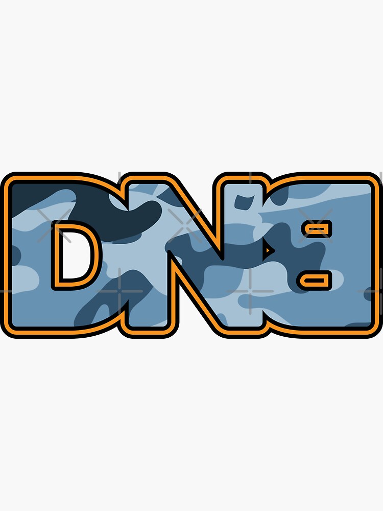 "DNB Drum n Bass Blue Camo Remix" Sticker for Sale by DNB-Junglist ...