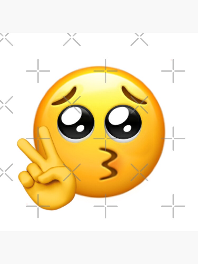 "Cry Face Emoji" Sticker for Sale by marie-r0se | Redbubble