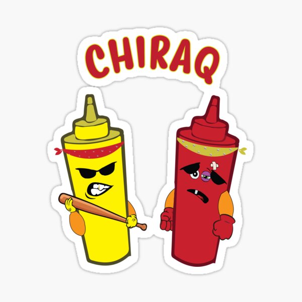 "Chiraq Mustard" Sticker by Cornstar | Redbubble