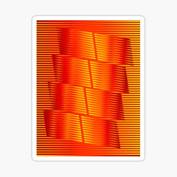 "Modern kinetic modern art for home decoration" Sticker for Sale by ...