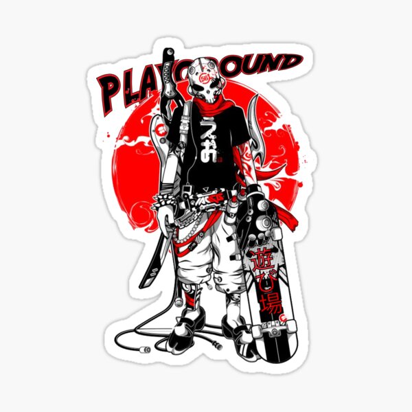 "PLAYGROUND" Sticker for Sale by Wirabuanap | Redbubble