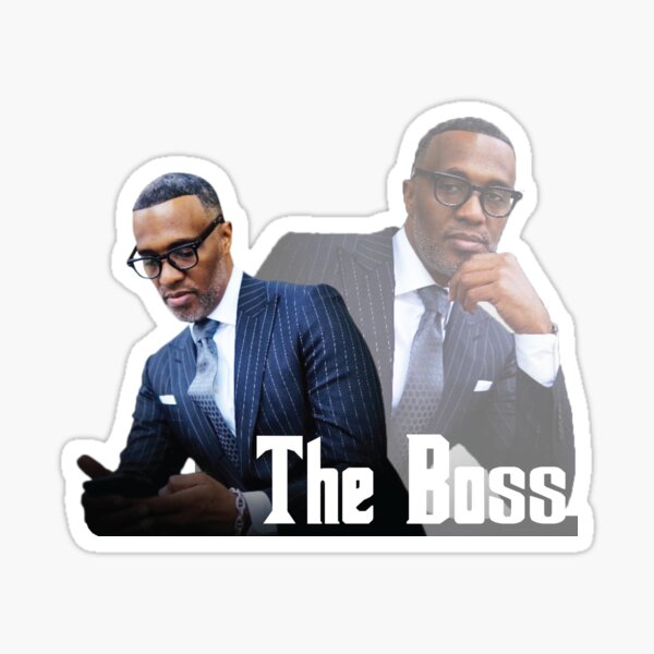 "Kevin Samuels The Boss" Sticker for Sale by denisseinfeld | Redbubble