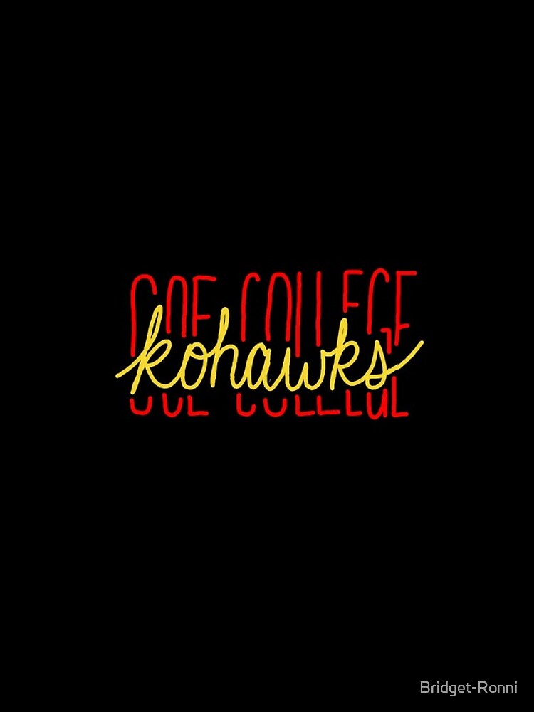 "Coe College Kohawks" iPhone Case for Sale by Bridget-Ronni | Redbubble