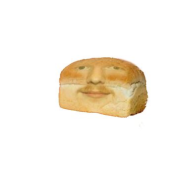 "Bread Sheeran" Sticker for Sale by savrh | Redbubble