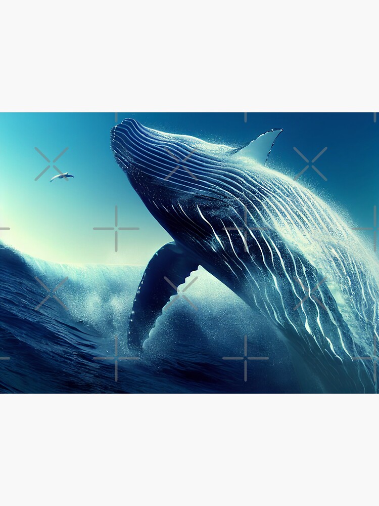 "Breaching Humpback Whale #2" Sticker for Sale by MarkColeImaging ...