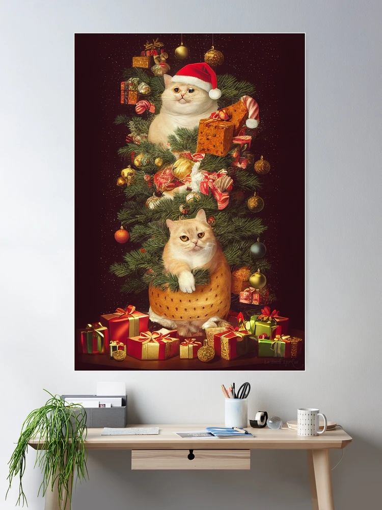 Funny Christmas Fat Cat Pictures
