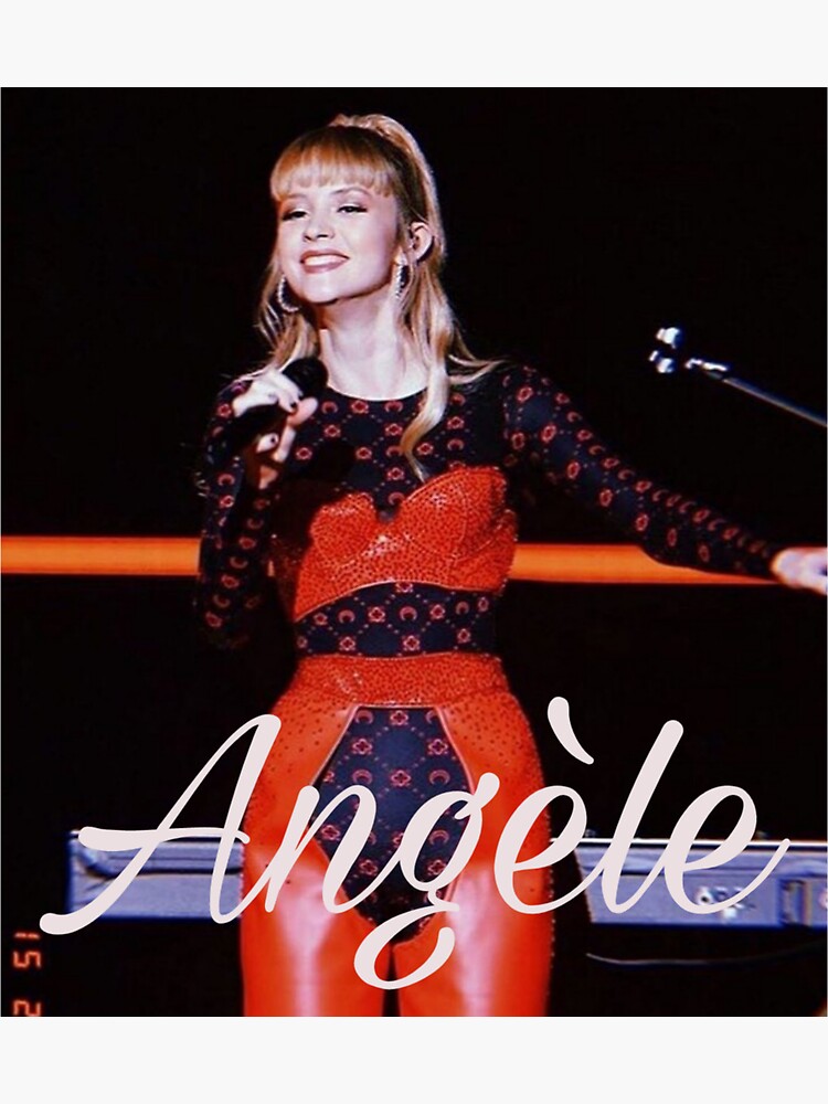 "Angèle " Sticker for Sale by pelshop | Redbubble