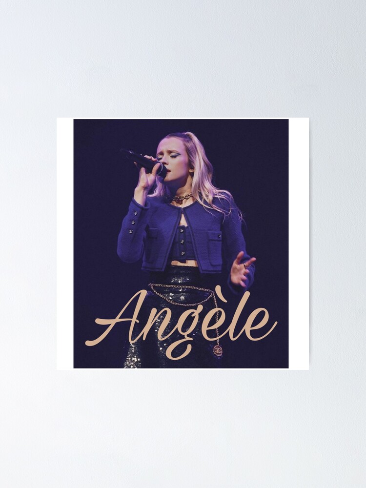 "Angèle " Poster for Sale by pelshop | Redbubble