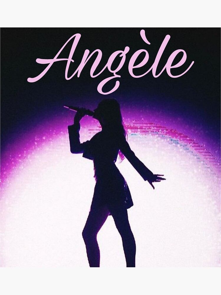 "Angèle " Sticker for Sale by pelshop | Redbubble